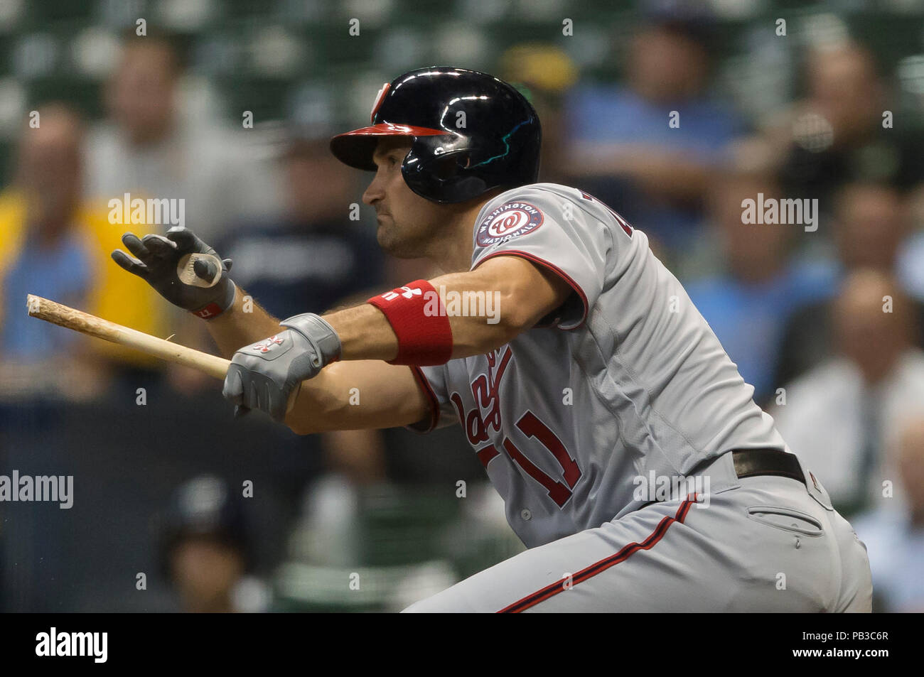 Milwaukee, WI, USA. 24th July, 2018. Washington Nationals first baseman ...
