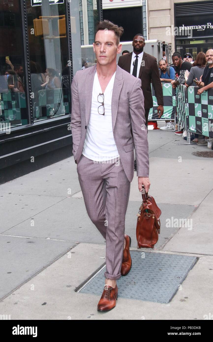 New York, NY, USA. 26th July, 2018. Jonathan Rhys Meyers at BUILD ...