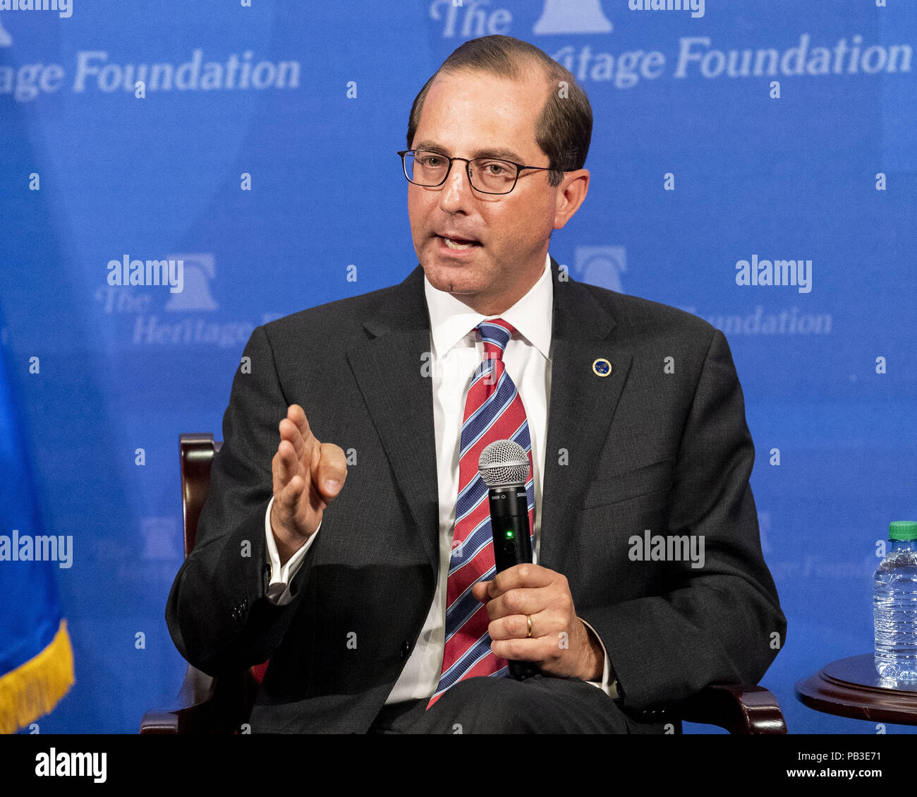 Washington, DC, USA. 26th July, 2018. ALEX AZAR, Secretary, U.S ...