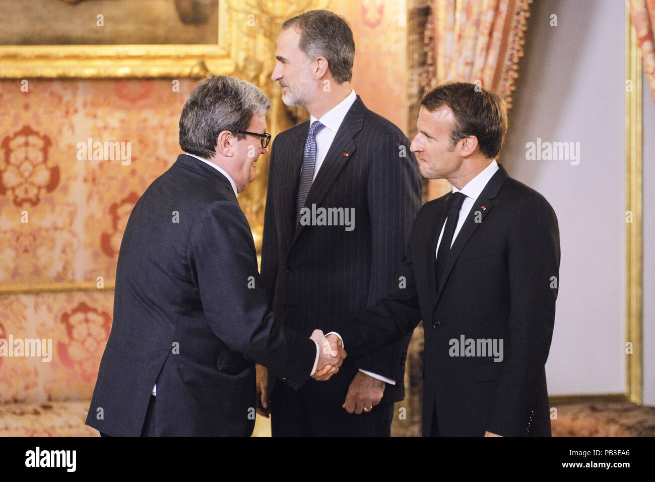 Emmanuel macron king spain hi-res stock photography and images - Alamy