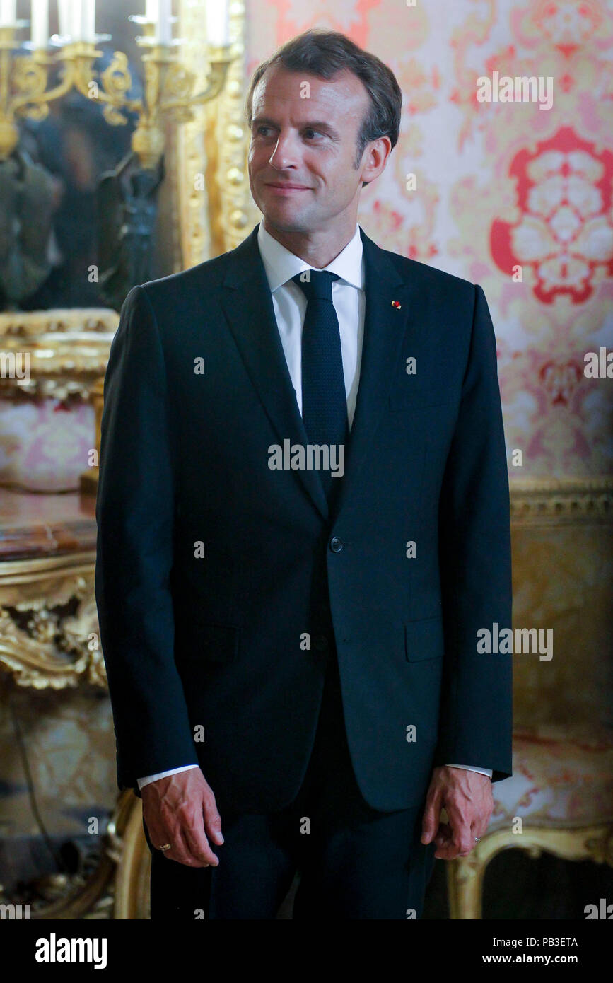 Emmanuel macron king spain hi-res stock photography and images - Alamy