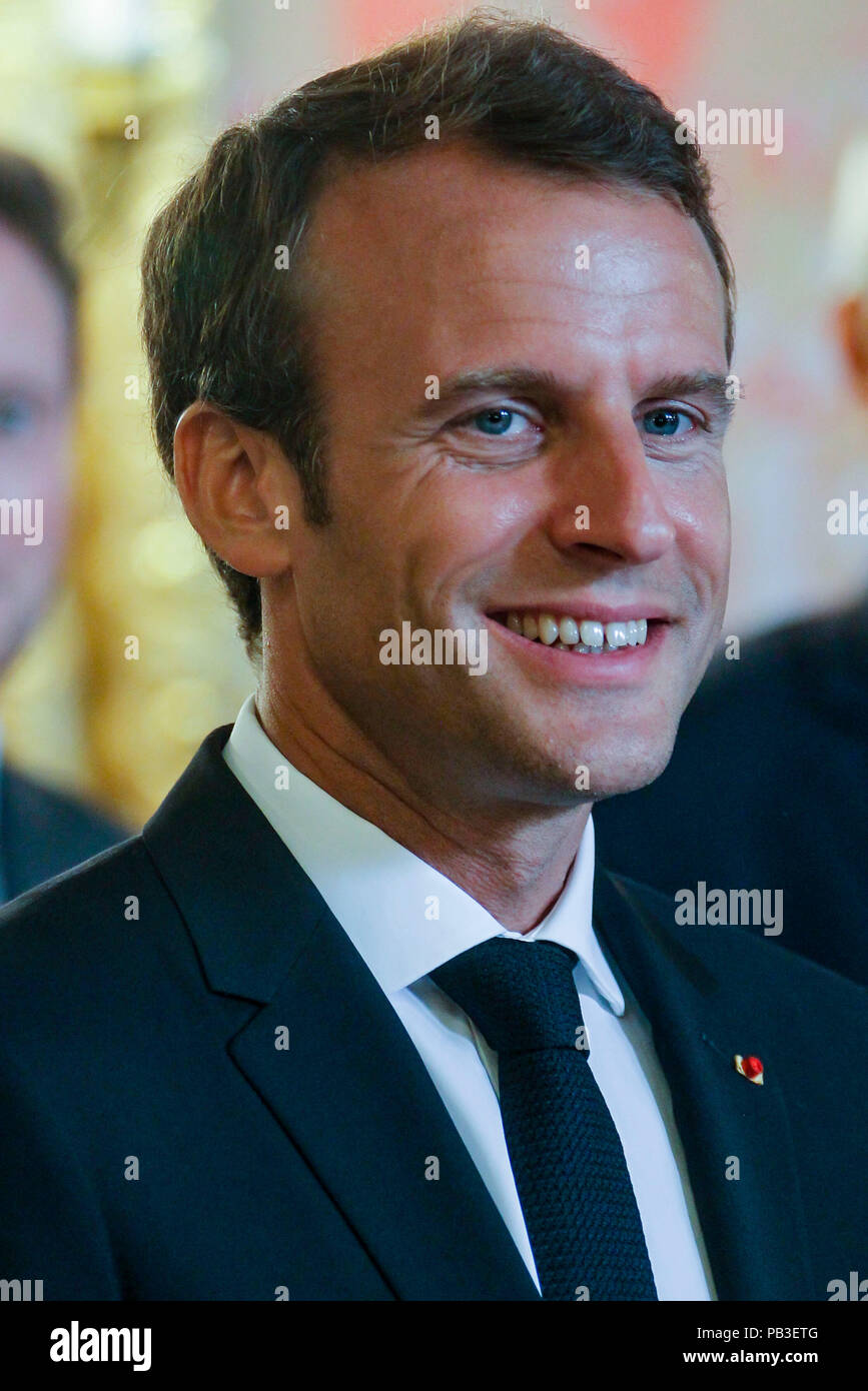 Emmanuel macron king spain hi-res stock photography and images - Alamy