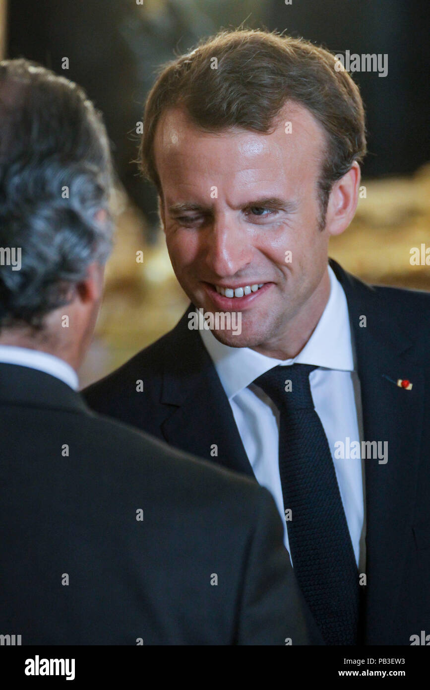 Emmanuel macron king spain hi-res stock photography and images - Alamy