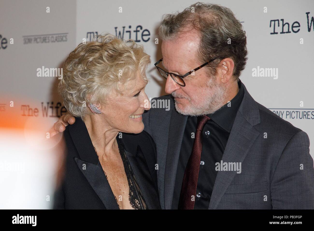 New York, NY, USA. 26th July, 2018. Glenn Close, Bjorn Runge at ...