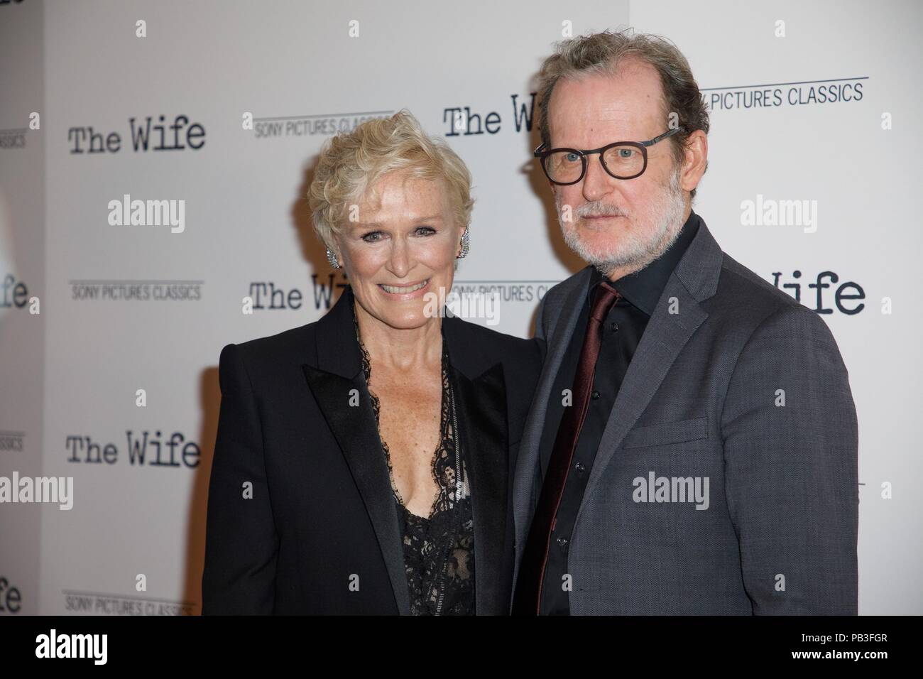 New York, NY, USA. 26th July, 2018. Glenn Close, Bjorn Runge at ...