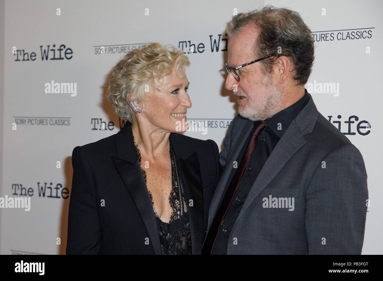 New York, NY, USA. 26th July, 2018. Glenn Close, Bjorn Runge at ...