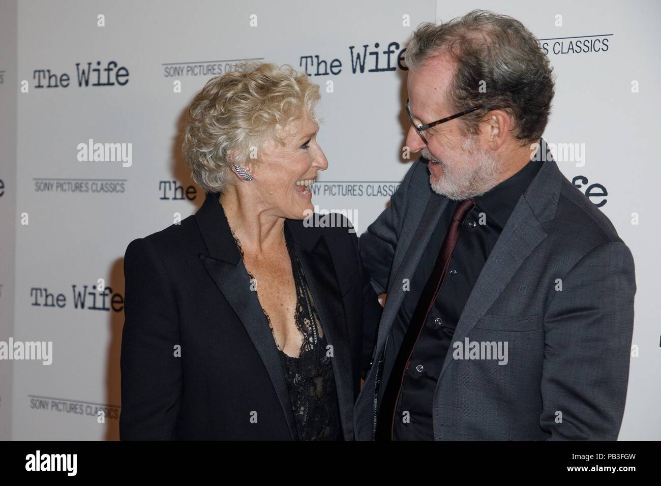 New York, NY, USA. 26th July, 2018. Glenn Close, Bjorn Runge at ...
