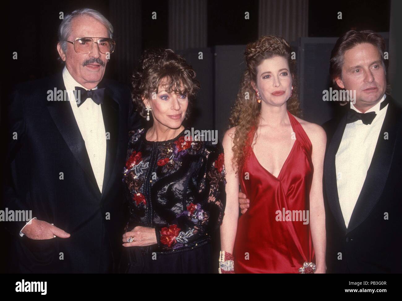 #GregoryPeck wife #Angelique #DiandraDouglas #MichaelDouglas 1990 Photo ...