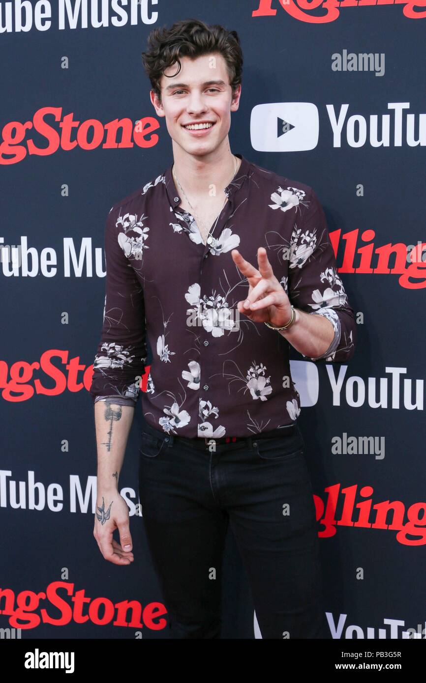 Brooklyn, NY, USA. 26th July, 2018. Shawn Mendes at arrivals for ...