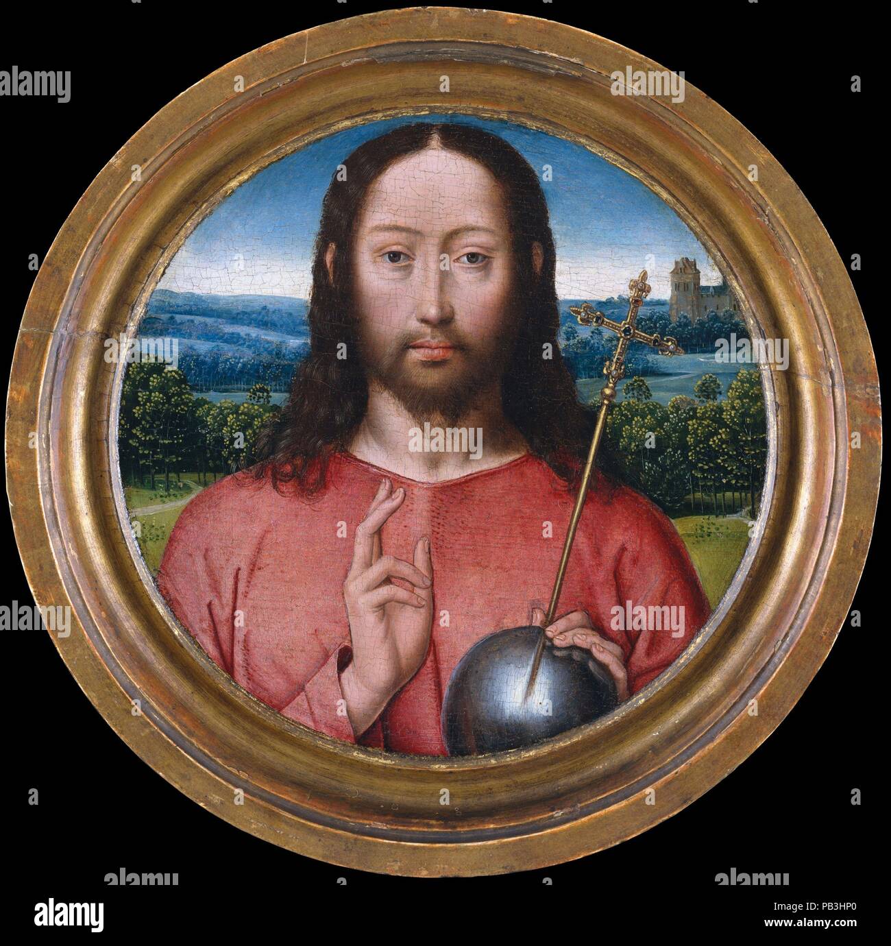 Jesus holding globe hi-res stock photography and images - Alamy