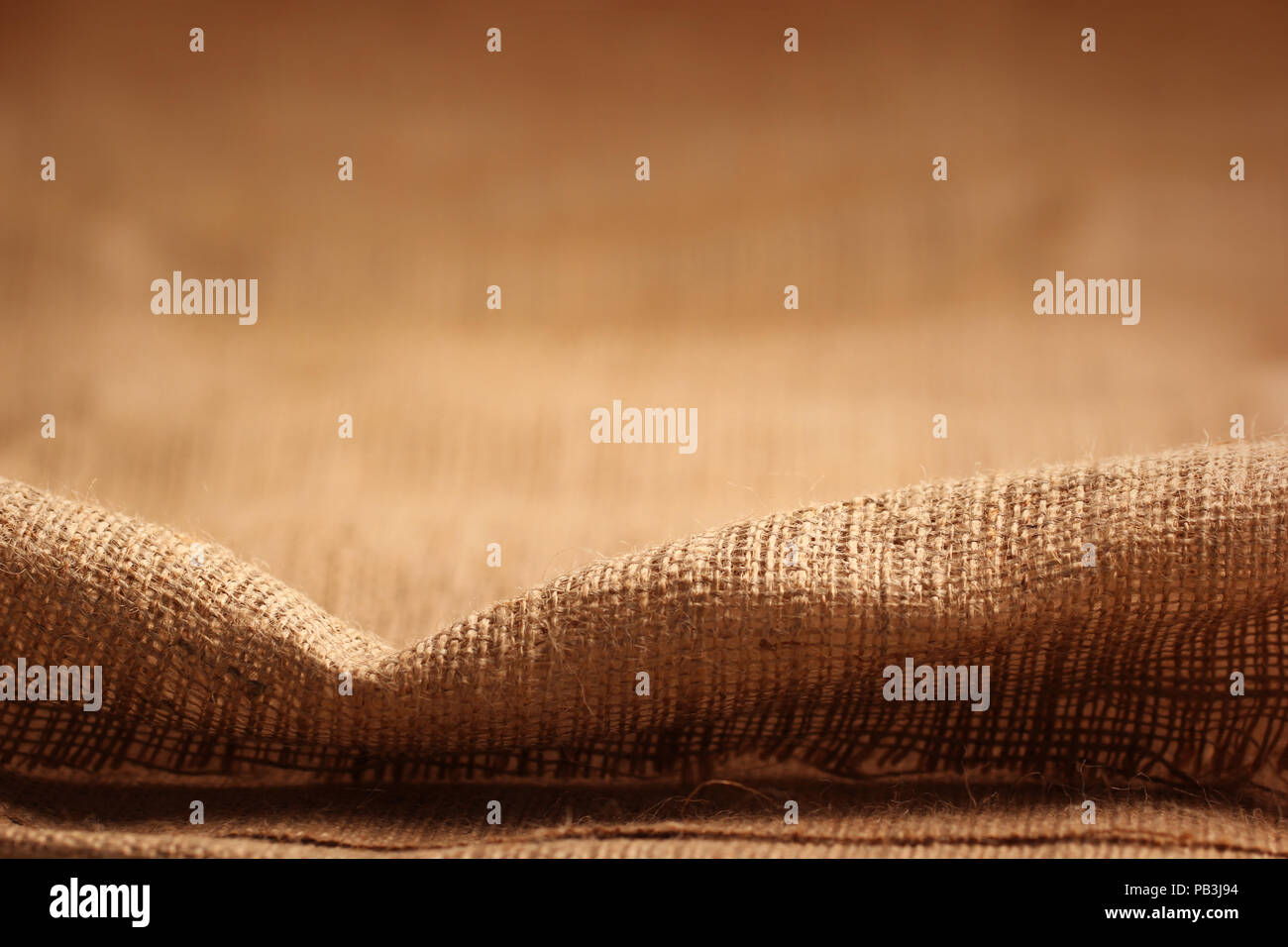Natural linen texture on wooden Stock Photo - Alamy