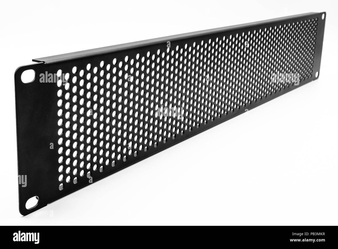 Isolated image of a perforated cooling mesh front facia used on a rack ...