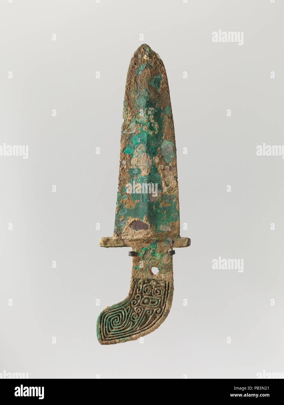 Dagger-Ax (Ge). Culture: China. Dimensions: W. 3 in. (7.6 cm); L. 10 1/ ...