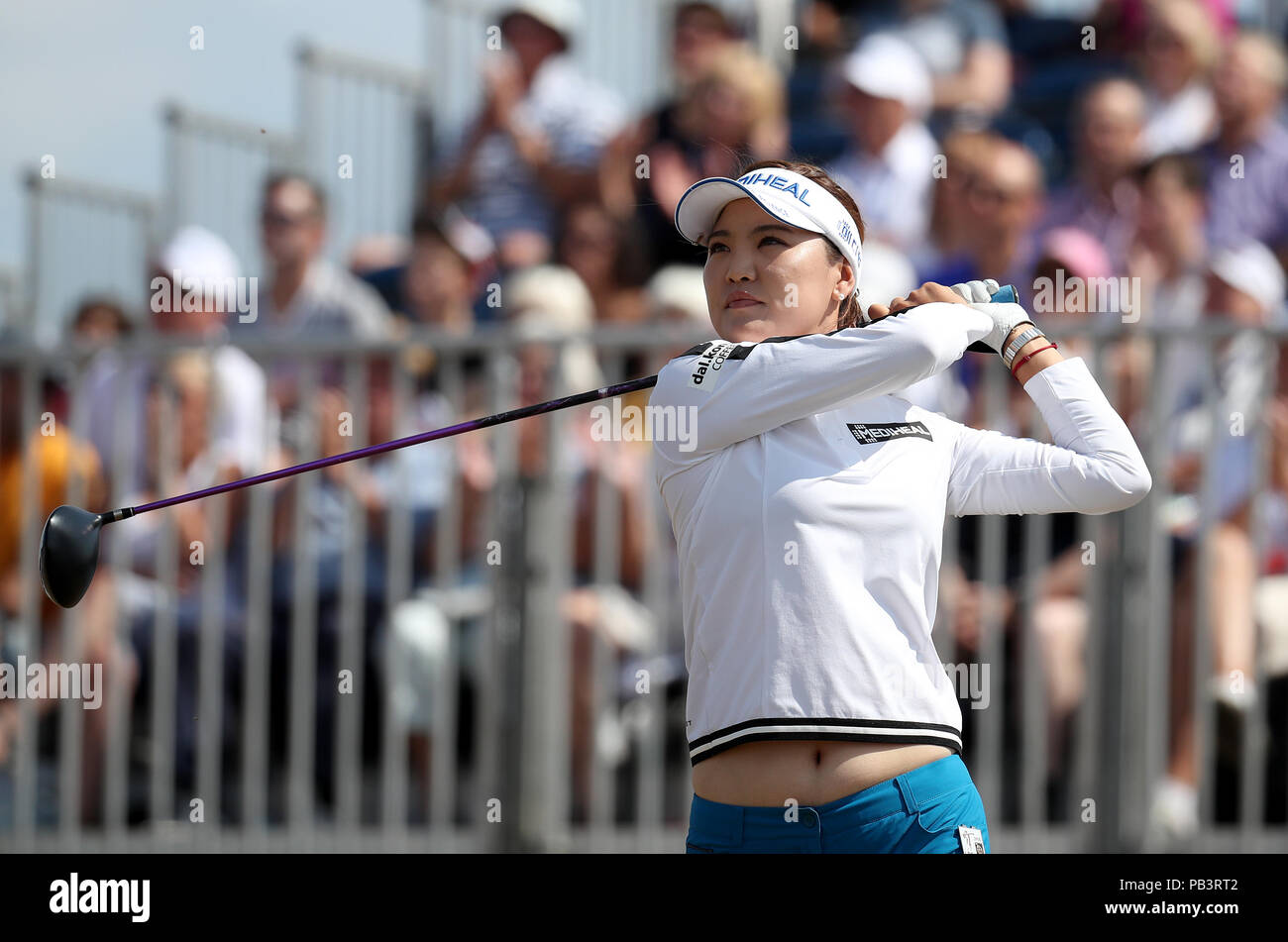 Republic of Korea's So Yeon Ryu on the 1st tee during day one of the ...