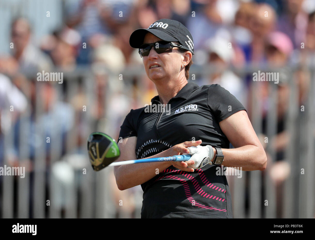 Australias karrie webb on 1st tee hi-res stock photography and images ...