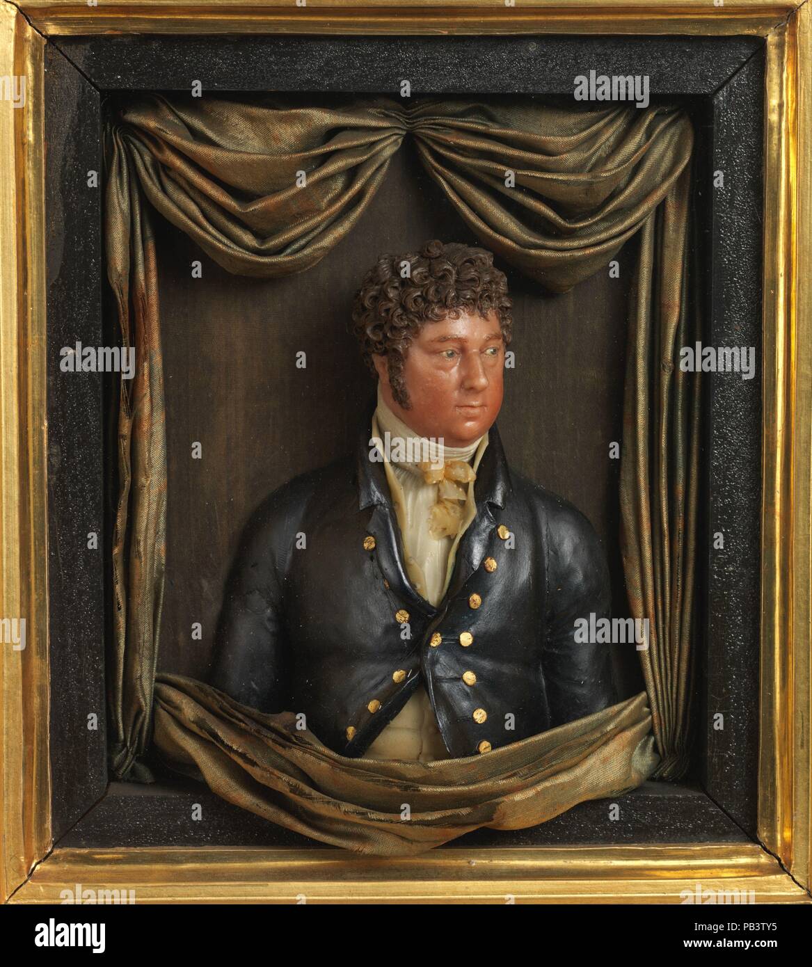 Portrait of a man. Culture: British. Dimensions: Framed: 12 × 11 1/4 in ...