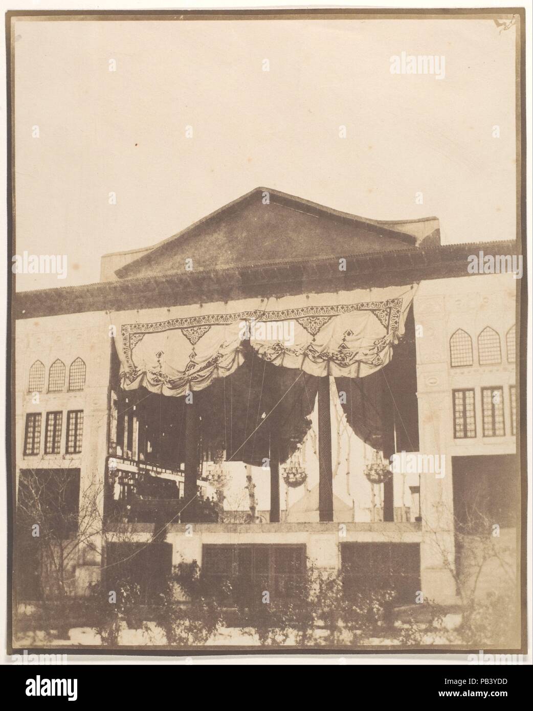 [Peacock's Throne Room, Teheran]. Artist: Luigi Pesce (Italian, 1818 ...