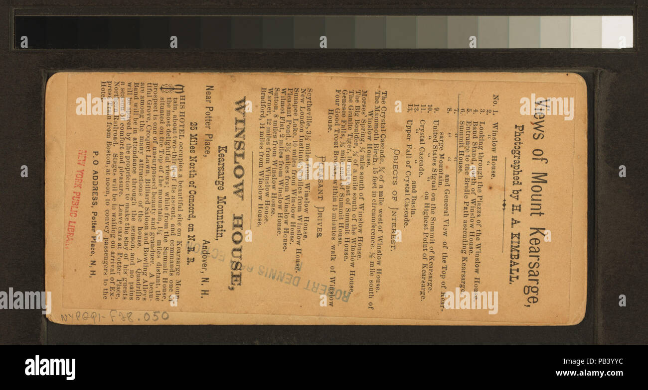 1583 Summit House (NYPL b11708087-G91F028 050B Stock Photo - Alamy