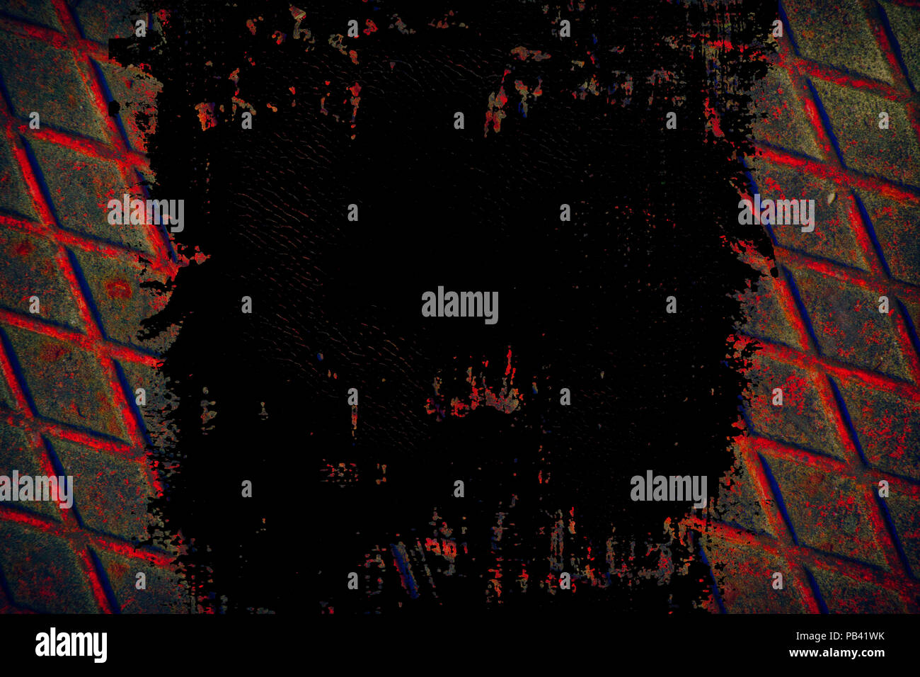 Ultra orange Stainless steel texture, iron background for designer use ...