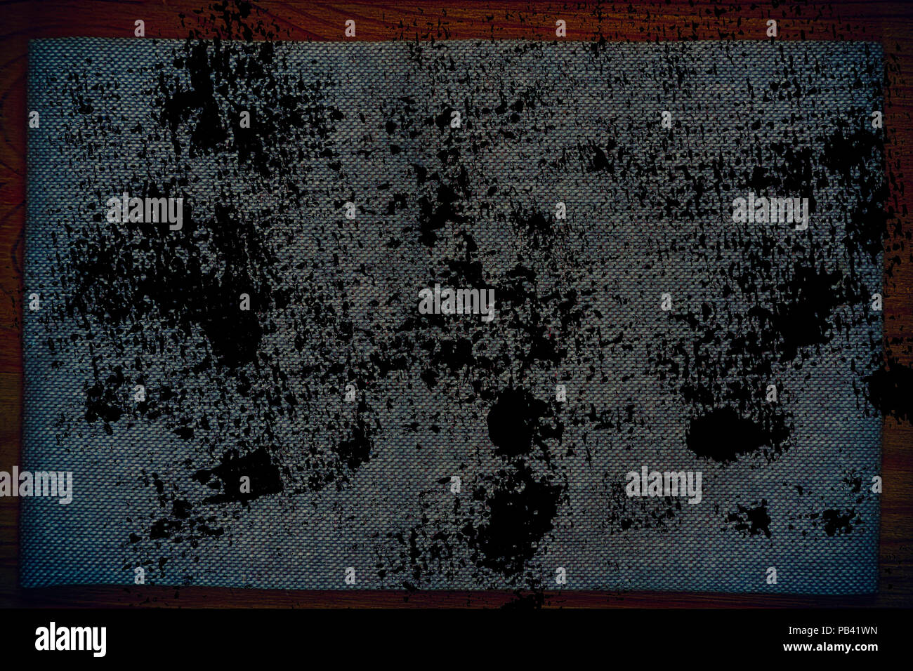 Linen fabric surface for mock-up or designer use, book cover sample ...