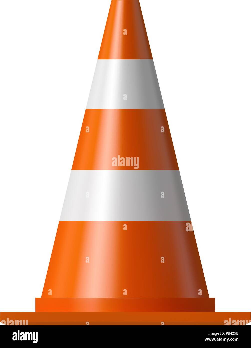 Traffic orange cone Stock Vector Image & Art - Alamy