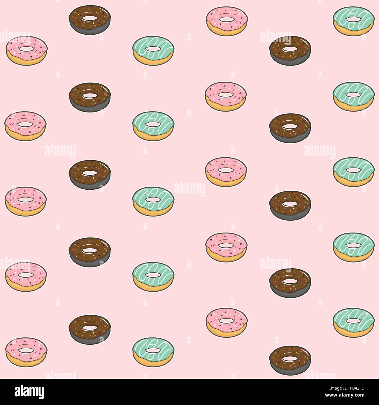 Doughnut color sprinkles Stock Vector Images - Alamy