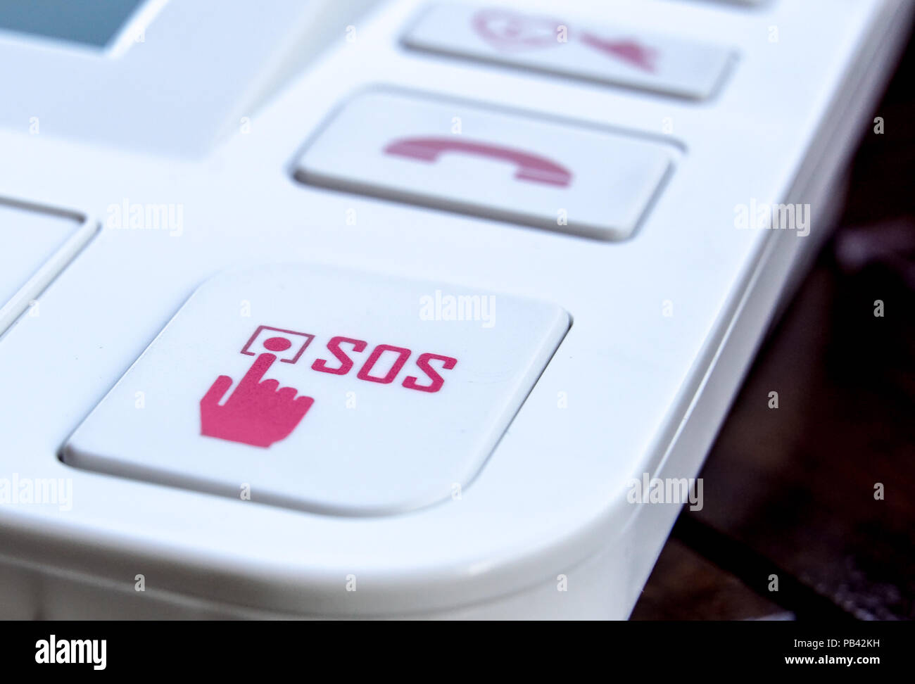 Sos button hi-res stock photography and images - Alamy