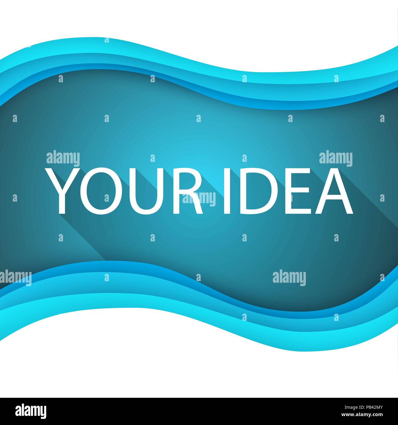 Slice paper illustration. Your idea here Stock Vector Image & Art - Alamy