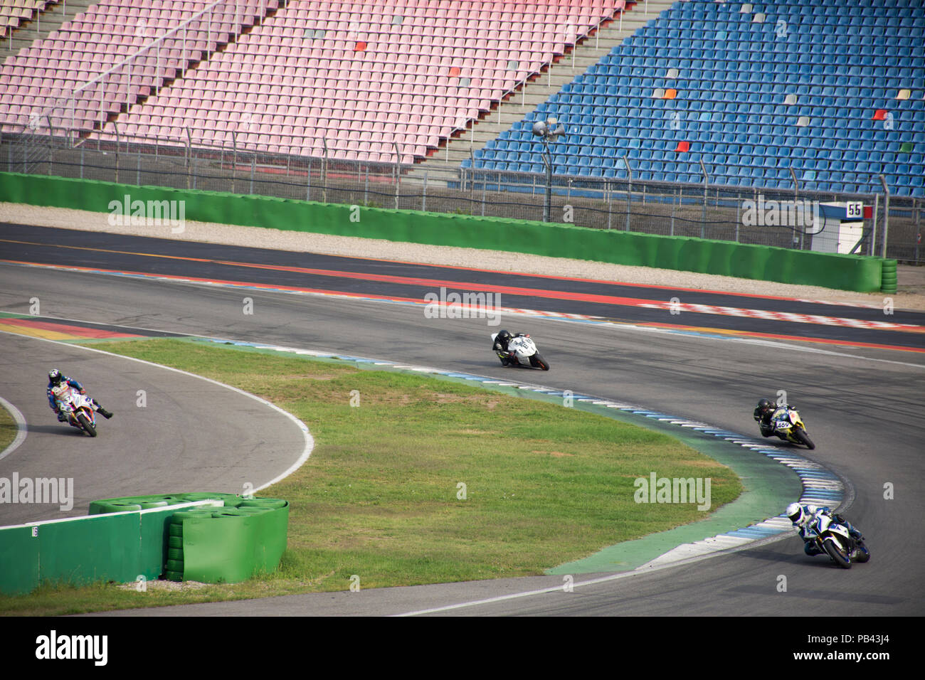 Germany racer riding motorcycle practice motorcycle racing and testing ...