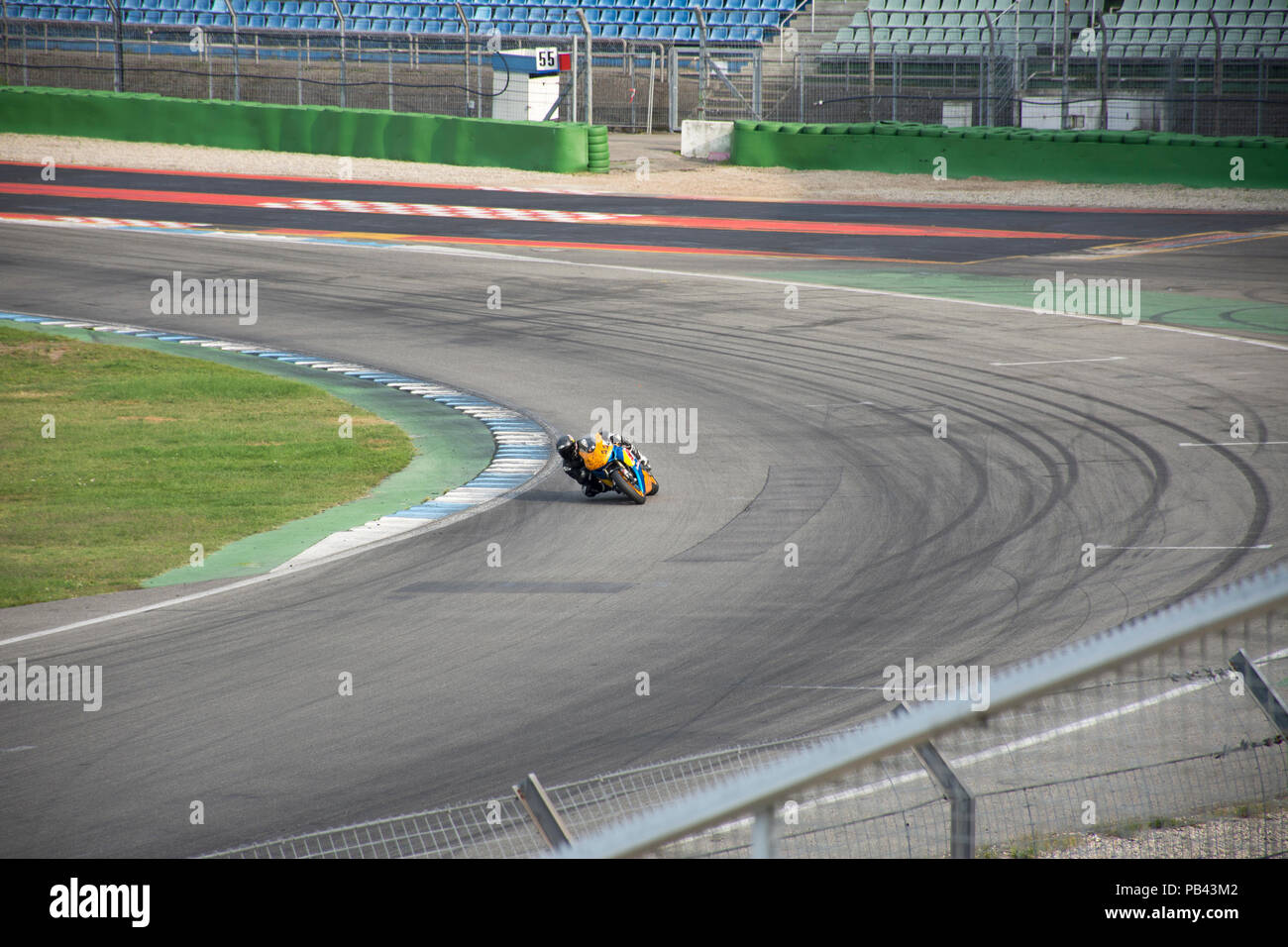 Motorcycle track testing hi-res stock photography and images - Alamy