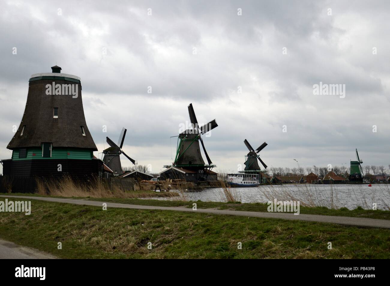 Windmills of amsterdam hi-res stock photography and images - Alamy