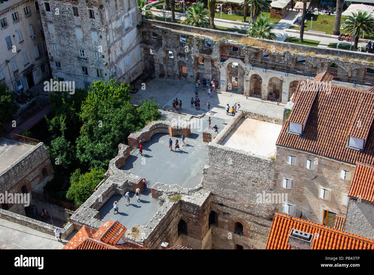 Diocletian's Palace, Split, Croatia Stock Photo - Alamy