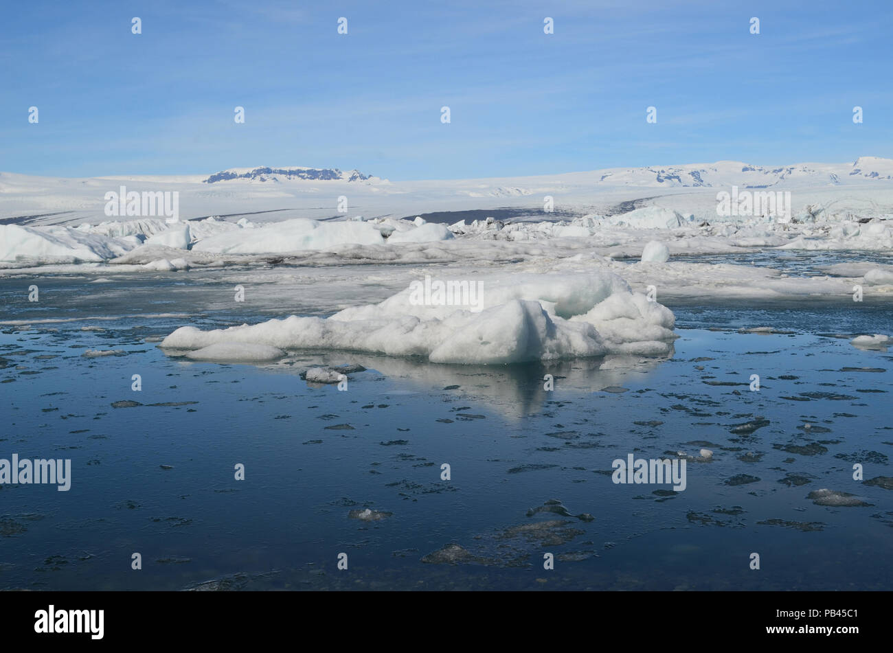 Pretty iceberg floe on the Jokulasarlon lagoon Stock Photo - Alamy