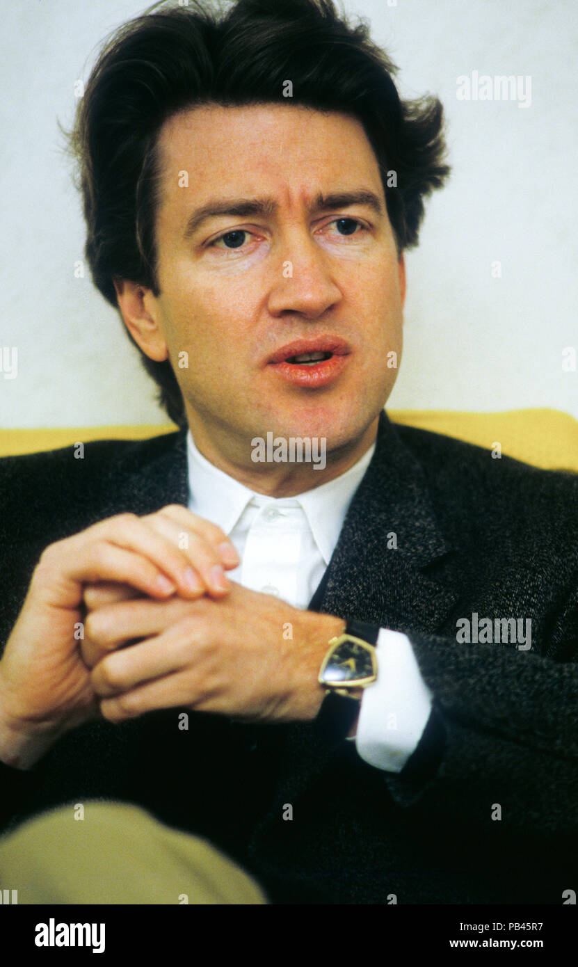 DAVID LYNCH film director USA 1990 Stock Photo - Alamy