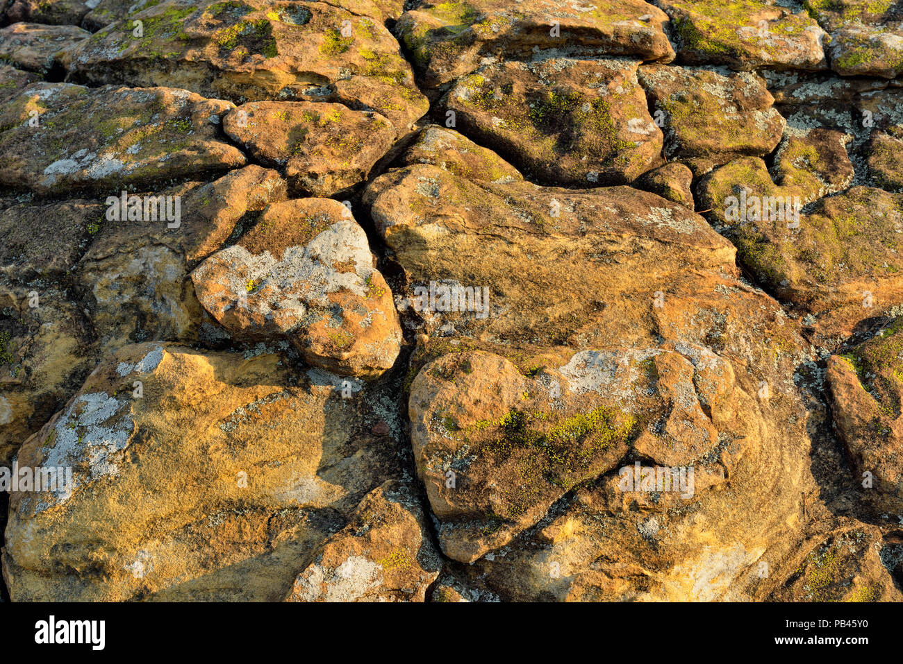 Weathered Hartshorne Sandstone rocks at Rock House Cave- Turtle Rocks ...