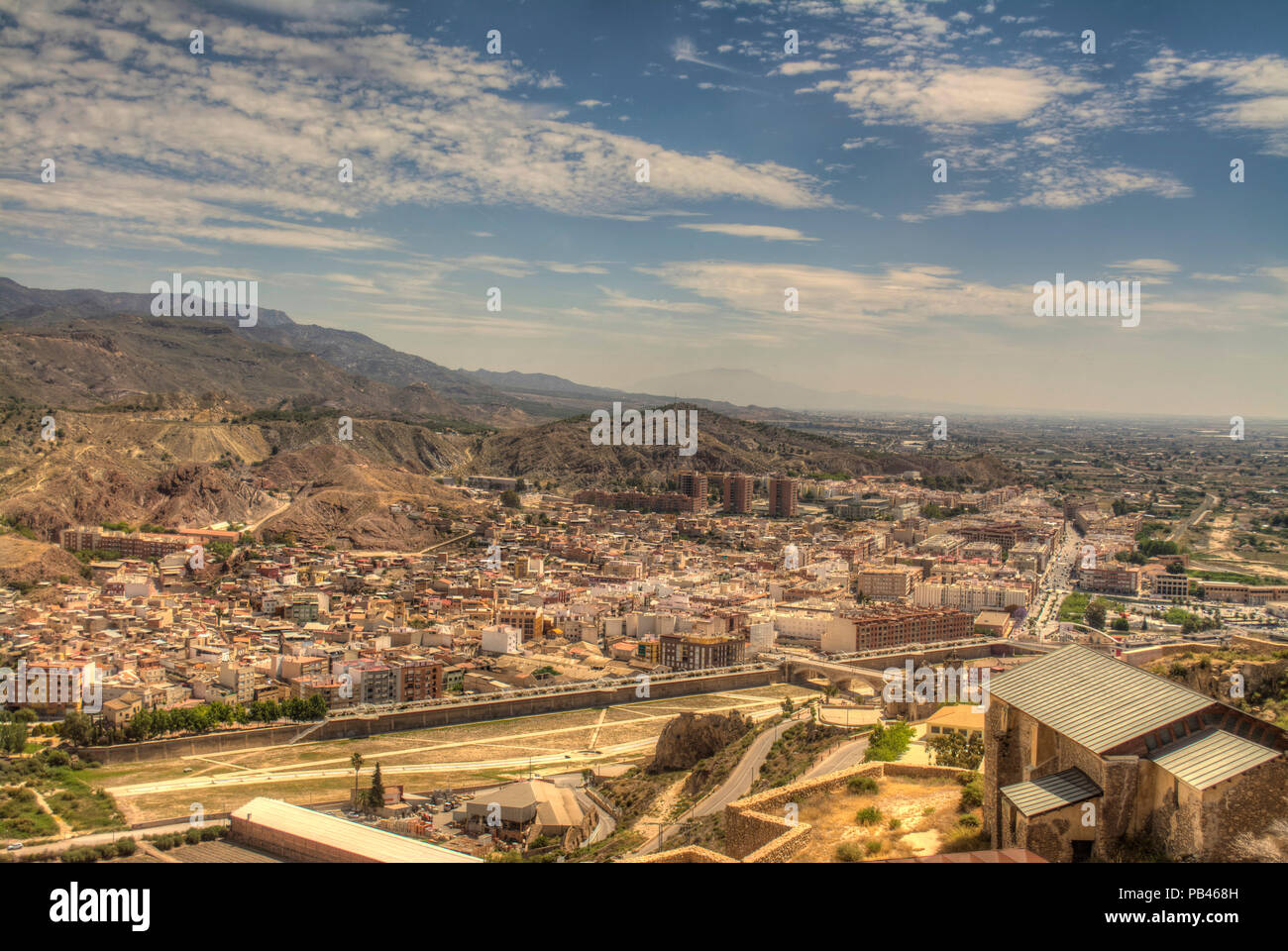 HDR image of the Spanish city of Lorca Murcia Spain Stock Photo - Alamy