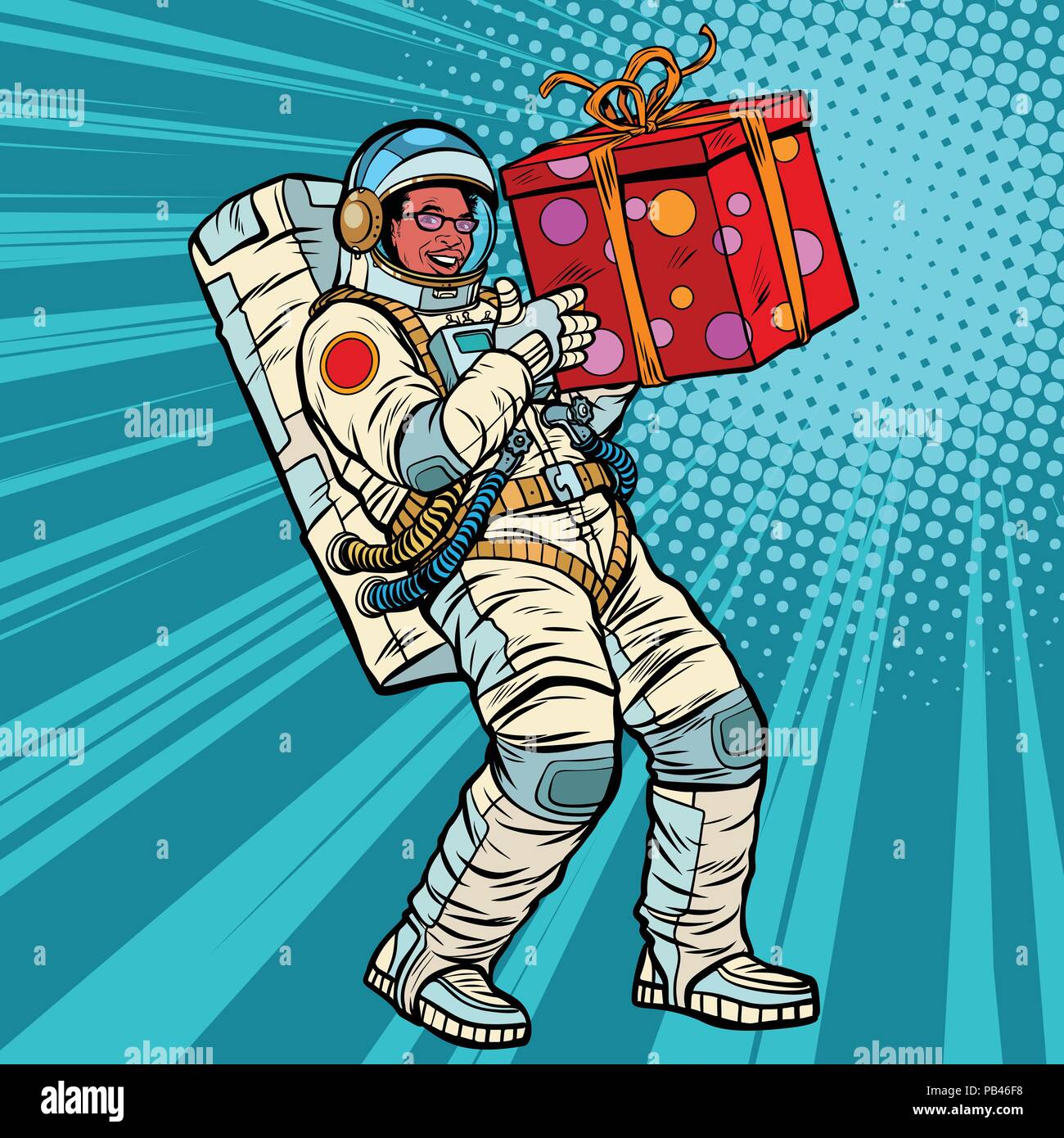 African american astronaut Stock Vector Images - Alamy