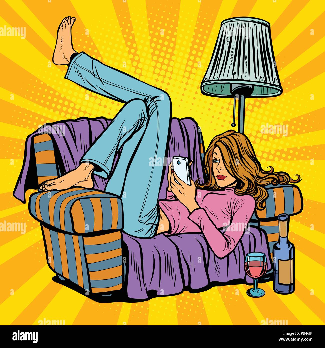 Comic pop art typing hi-res stock photography and images - Alamy