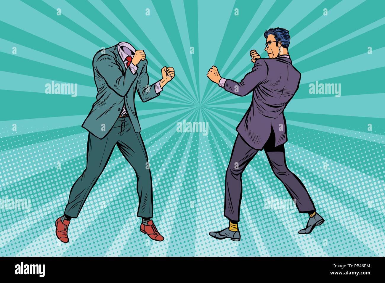 Men fighting Stock Vector Images - Alamy