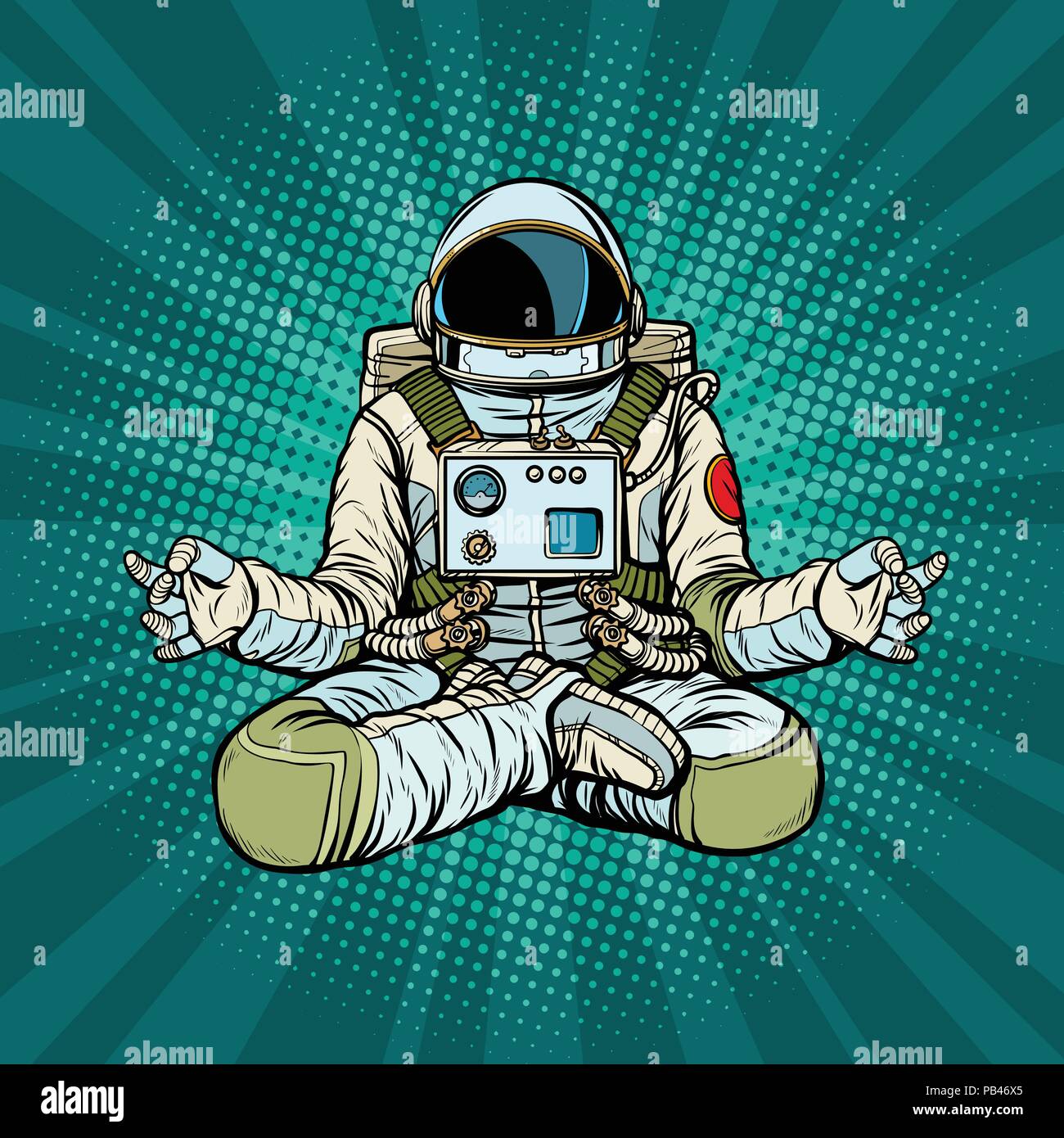 Dream meditation Stock Vector Images - Alamy