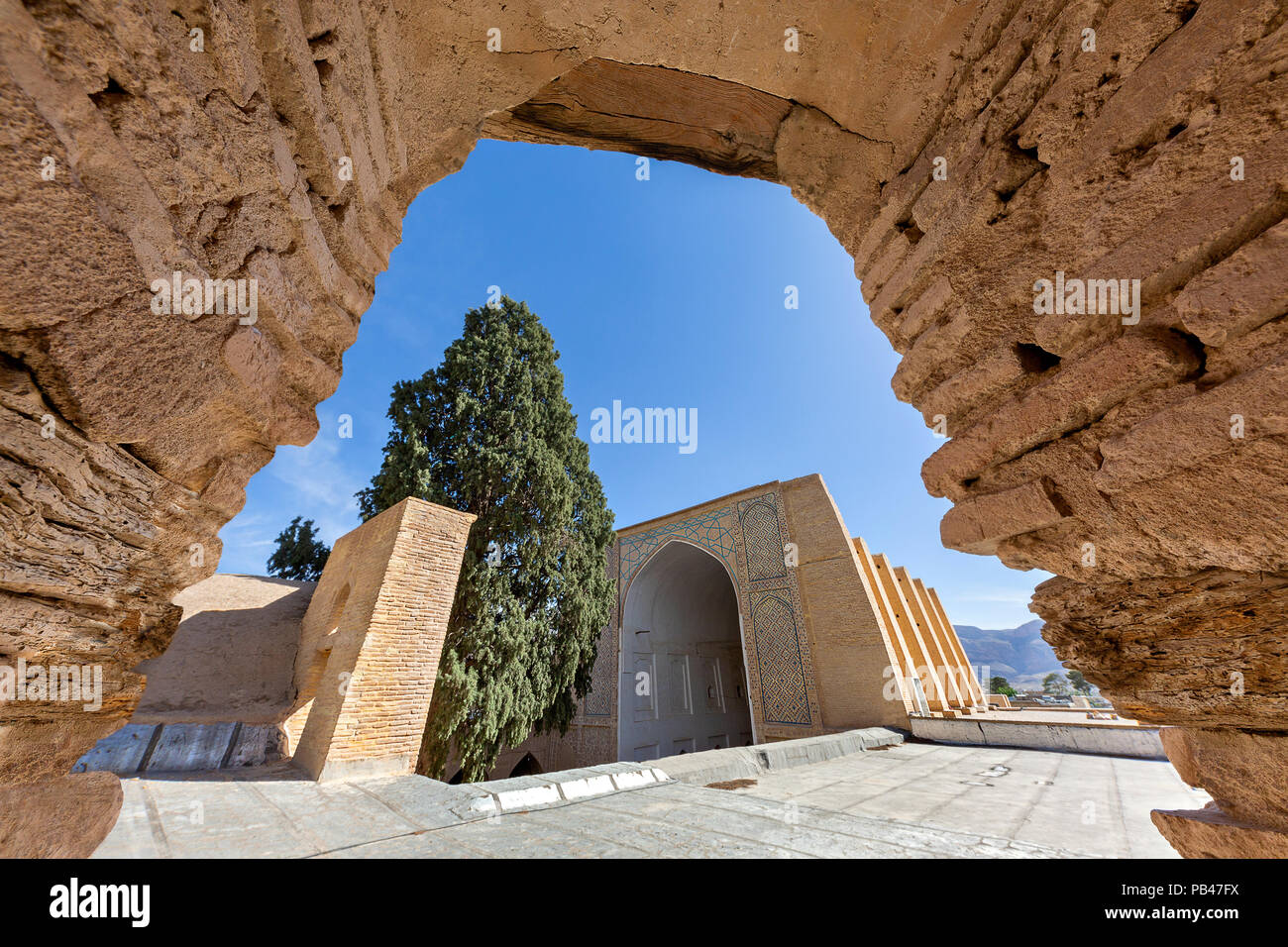 Jumah Mosque known also as Friday Mosque, in Neyriz, Iran Stock Photo ...