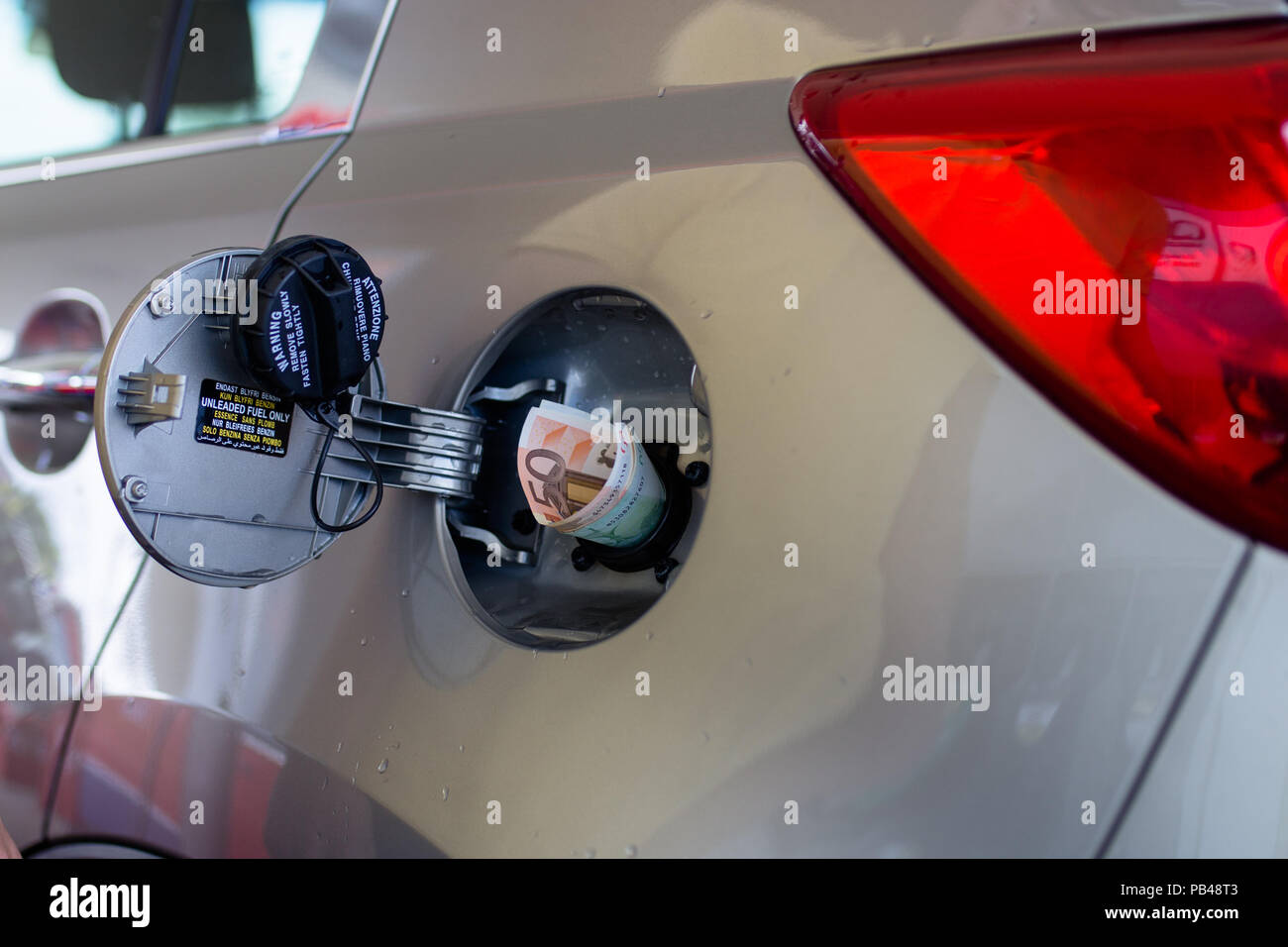 Gas station - refueling Stock Photo - Alamy