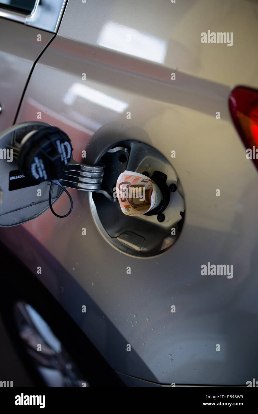 Gas station - refueling Stock Photo - Alamy