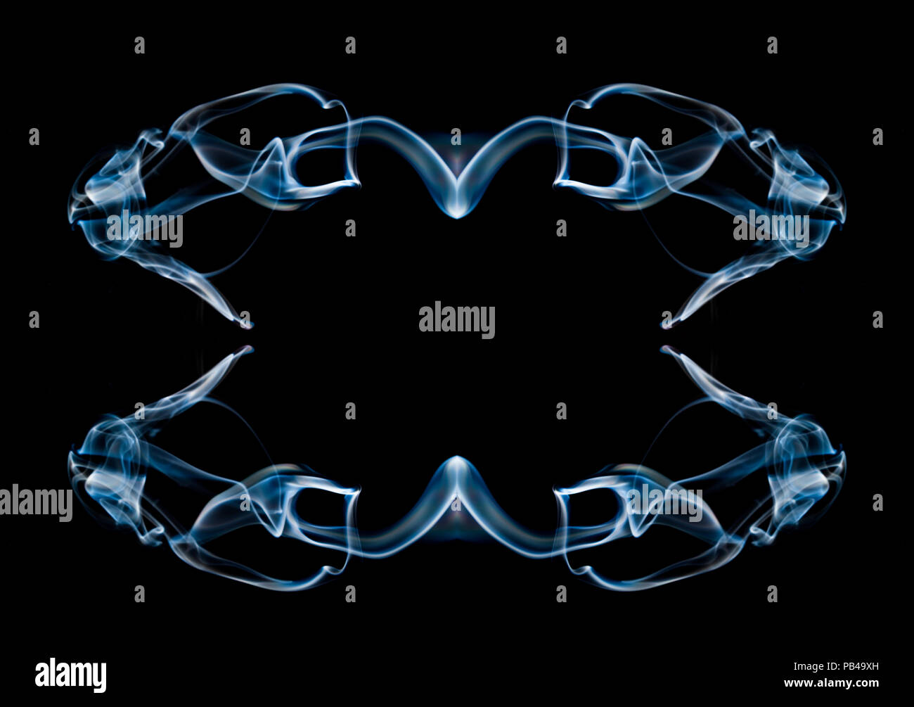 Abstract blue smoke background hi-res stock photography and images - Alamy