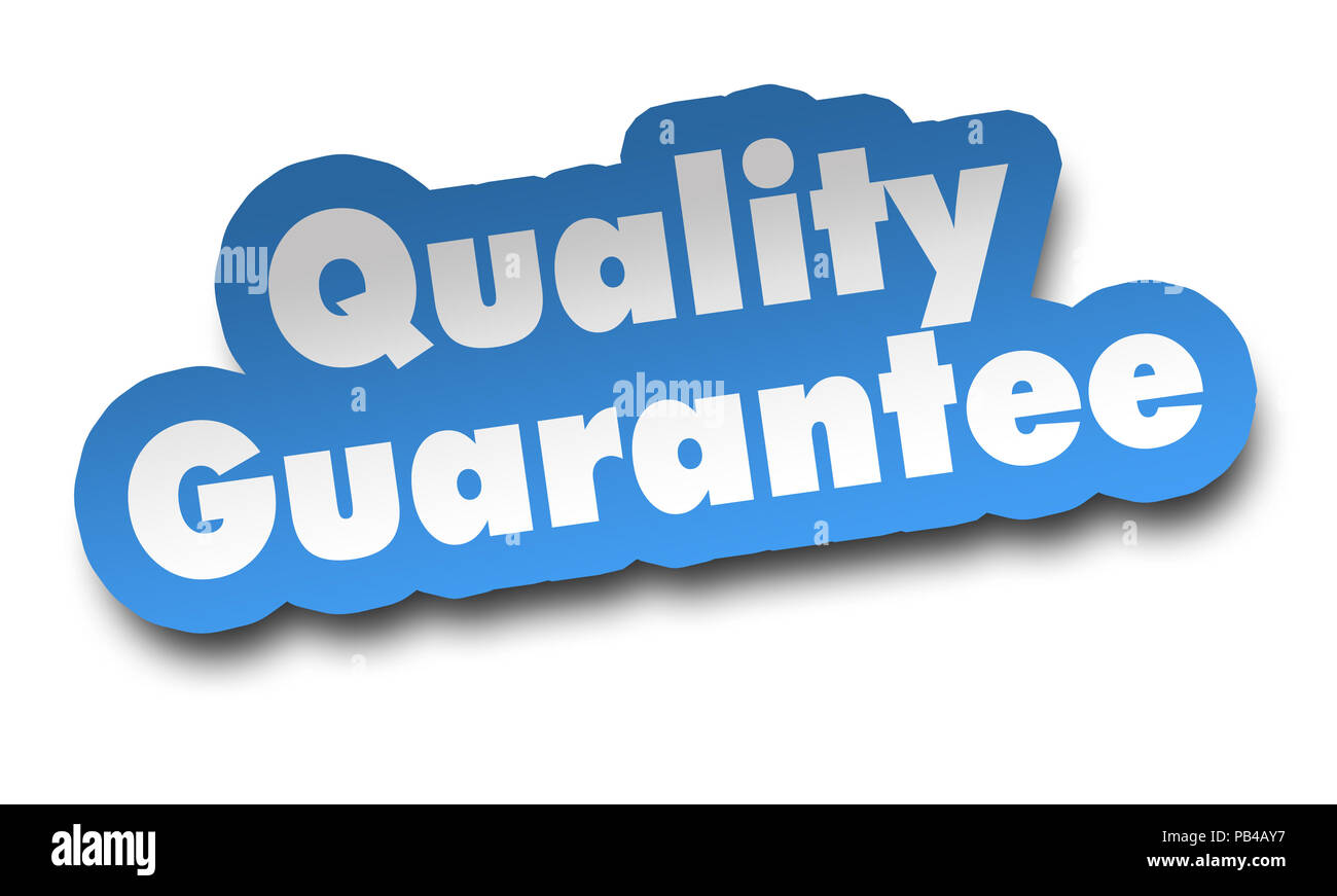 quality concept 3d illustration isolated Stock Photo - Alamy