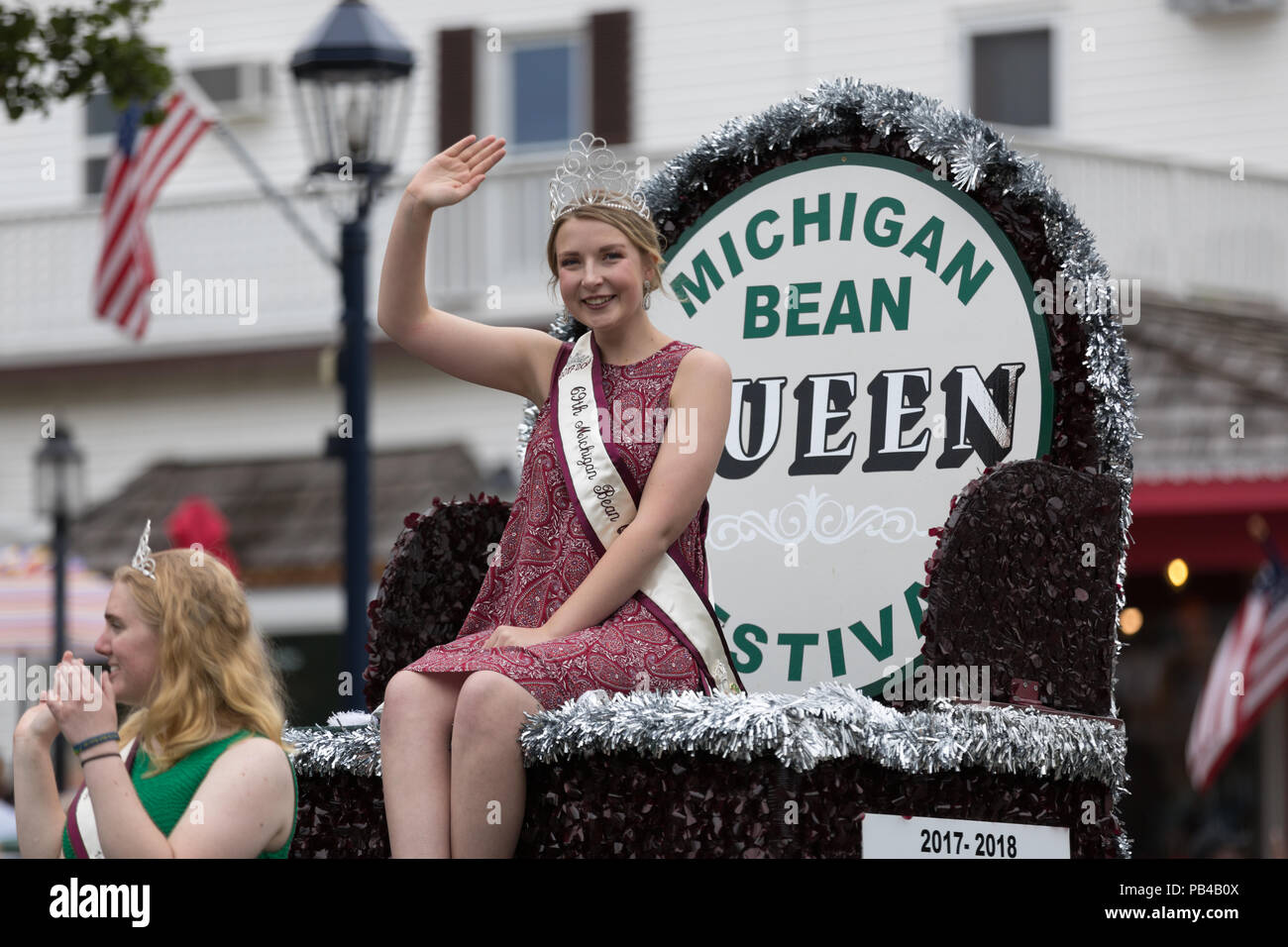 Frankenmuth, Michigan, USA - June 10, 2018 The Michigan Bean Queen ...