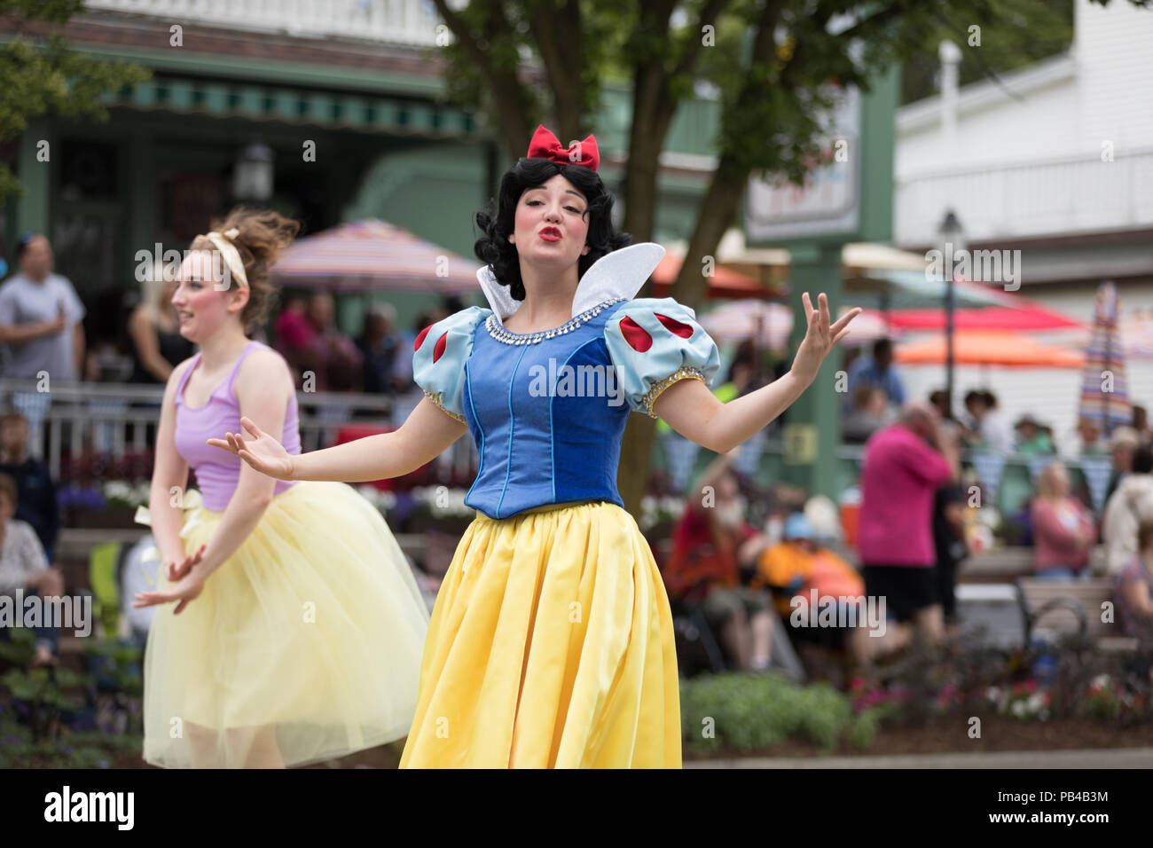 Frankenmuth, Michigan, USA - June 10, 2018 Members of Everafter West ...