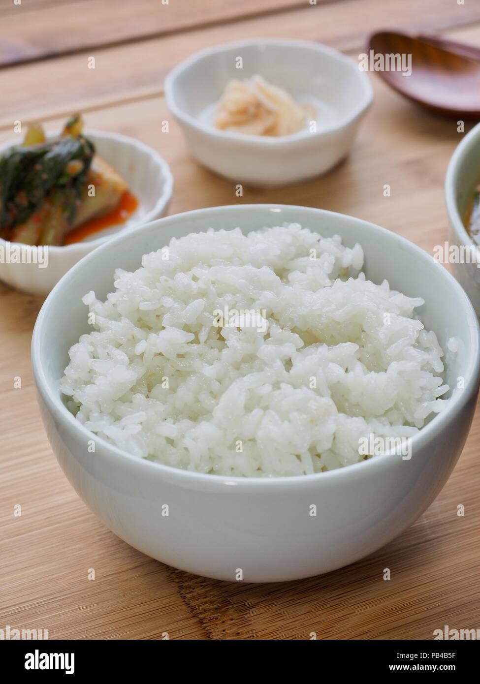 Asian food White rice Stock Photo - Alamy