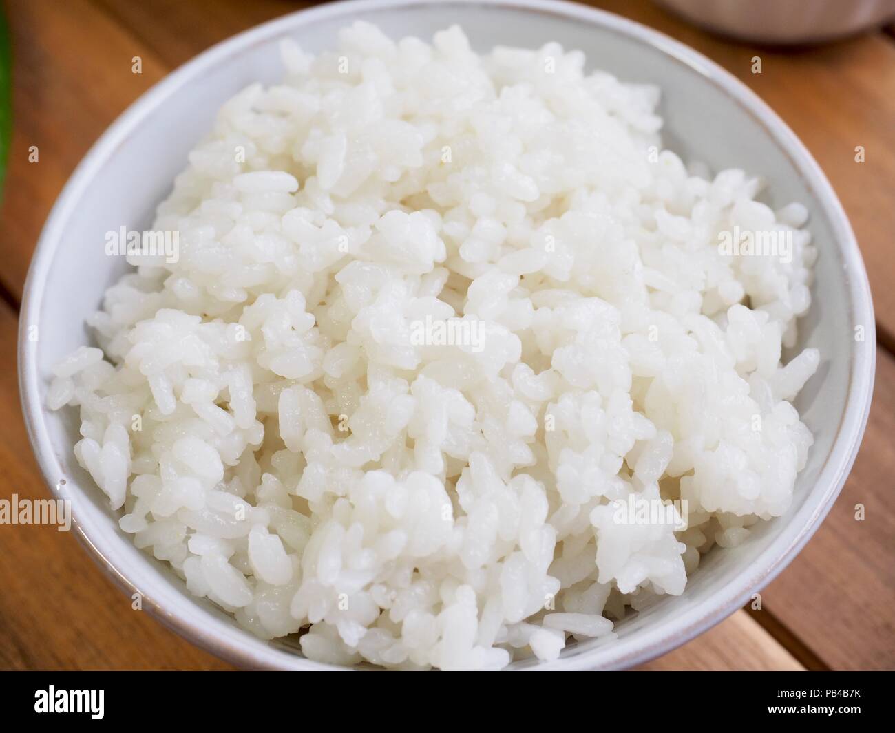 Asian food White rice Stock Photo - Alamy