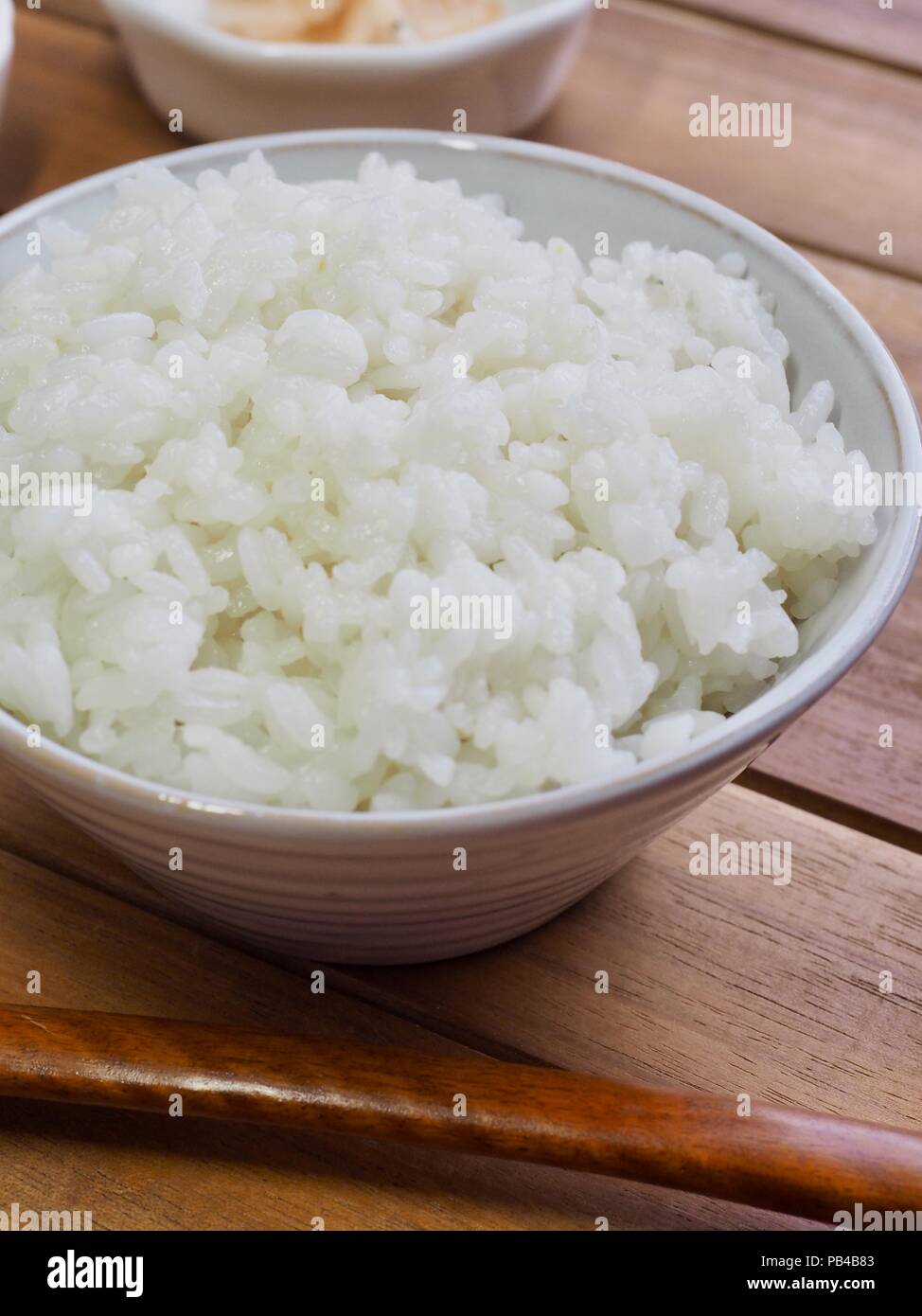 Asian food White rice Stock Photo - Alamy